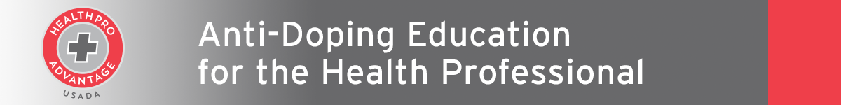 HealthPro Advantage: Anti-doping Education for the Health Professional ...